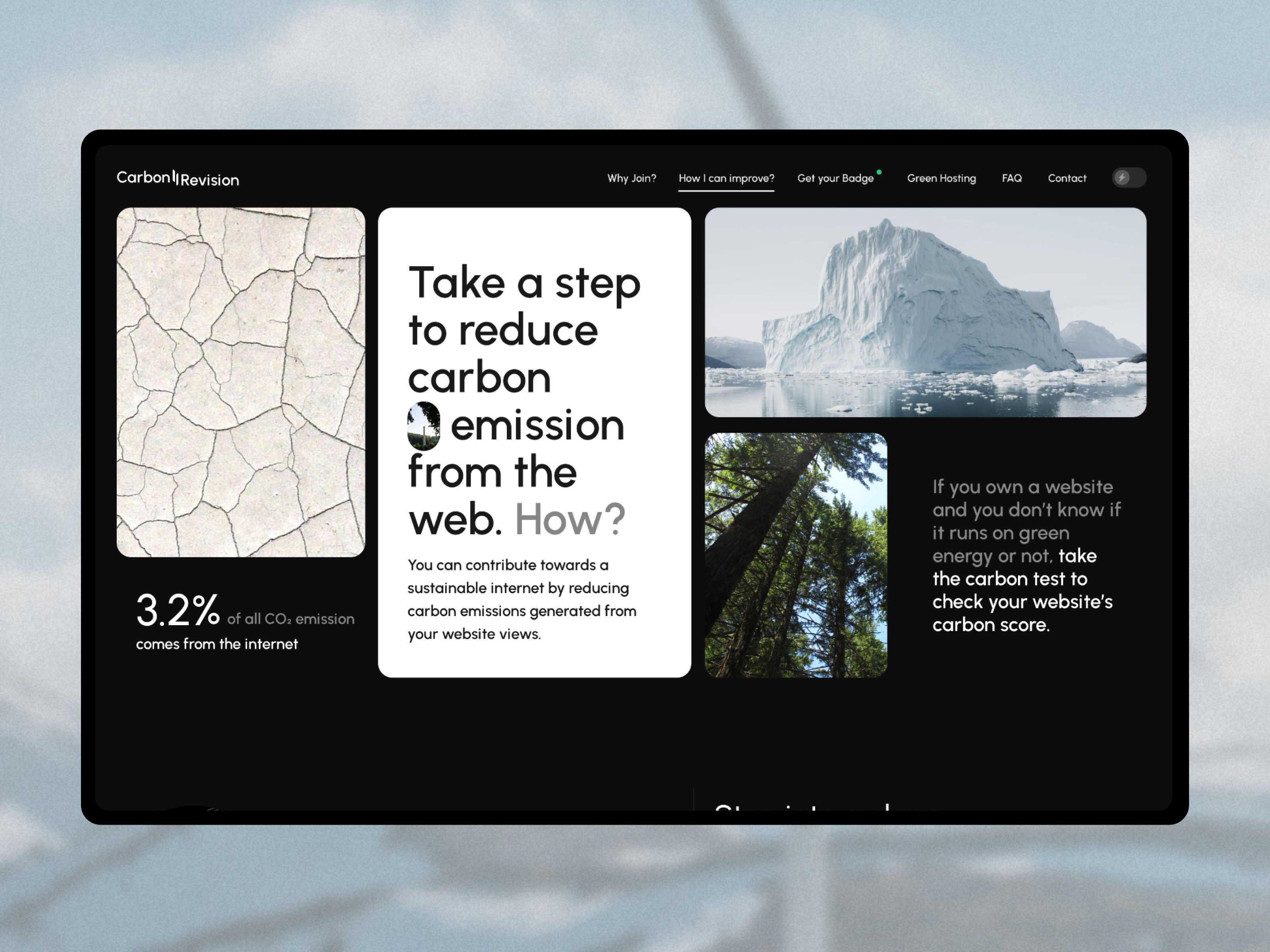 Carbon Revision Website by Oleksandr Krasovskyi on Dribbble