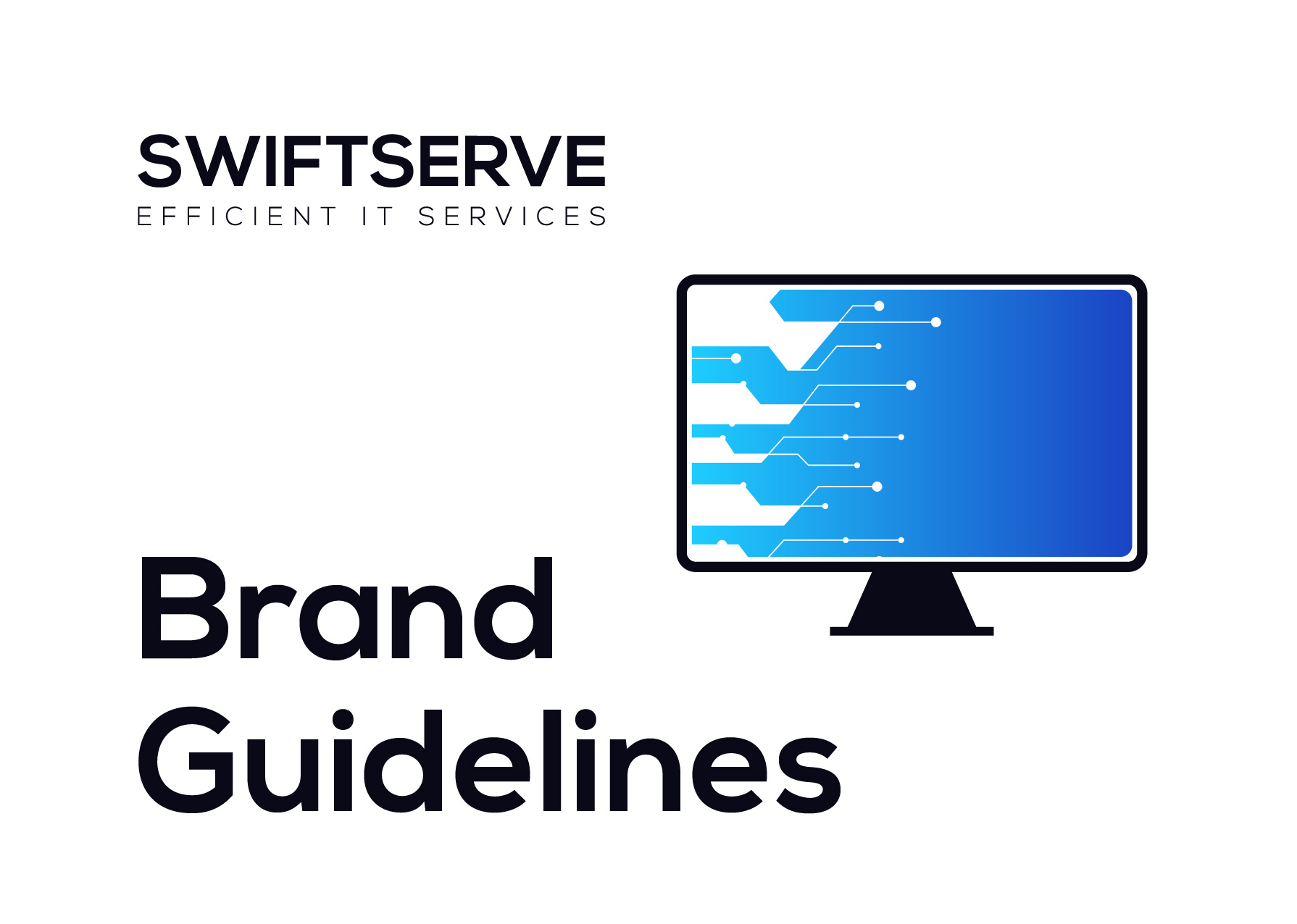 SwiftServe IT Service Company Logo Design Branding | Logo Design by ...