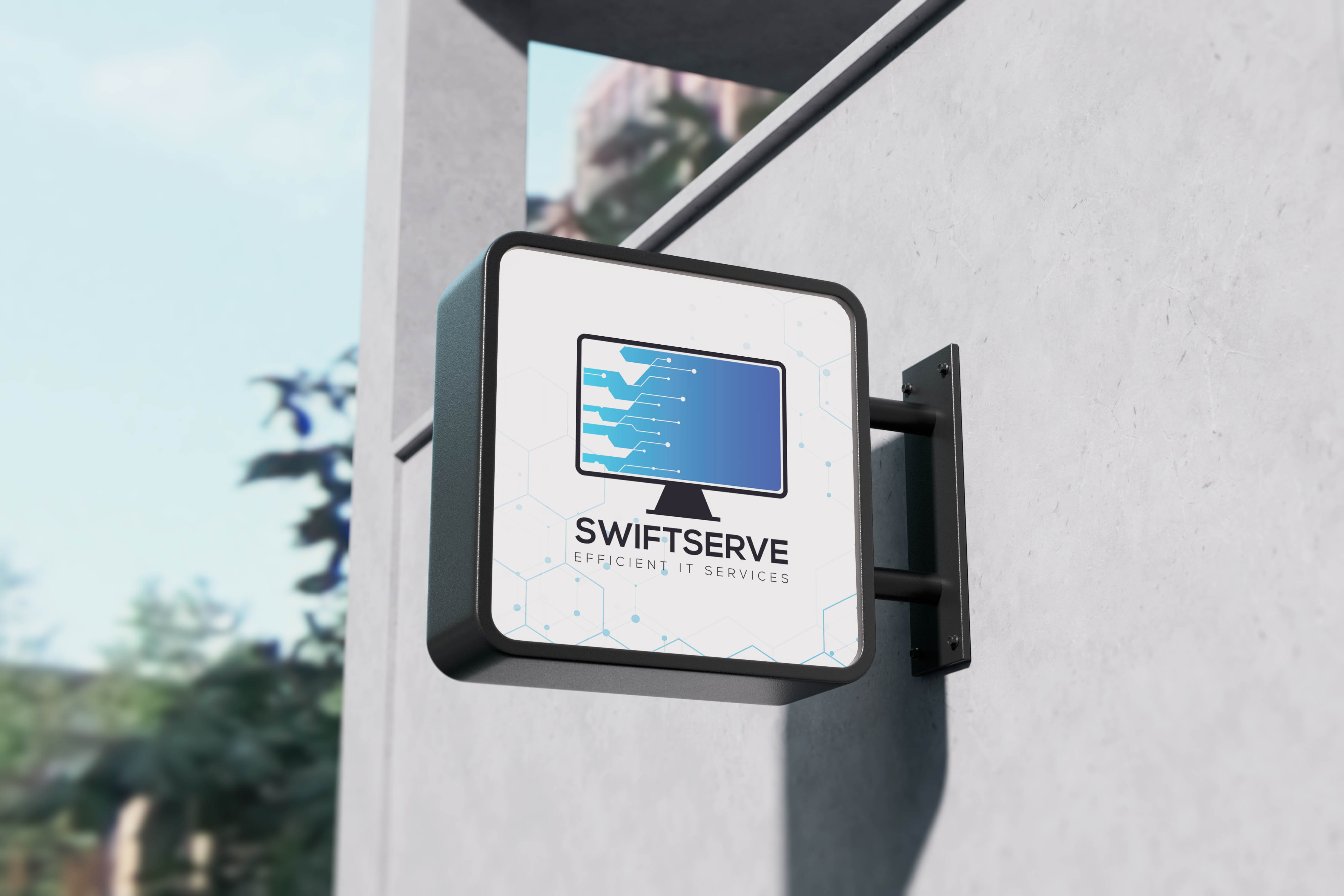SwiftServe IT Service Company Logo Design Branding | Logo Design by ...