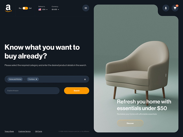 Browse thousands of Amazon Redesign images for design inspiration ...