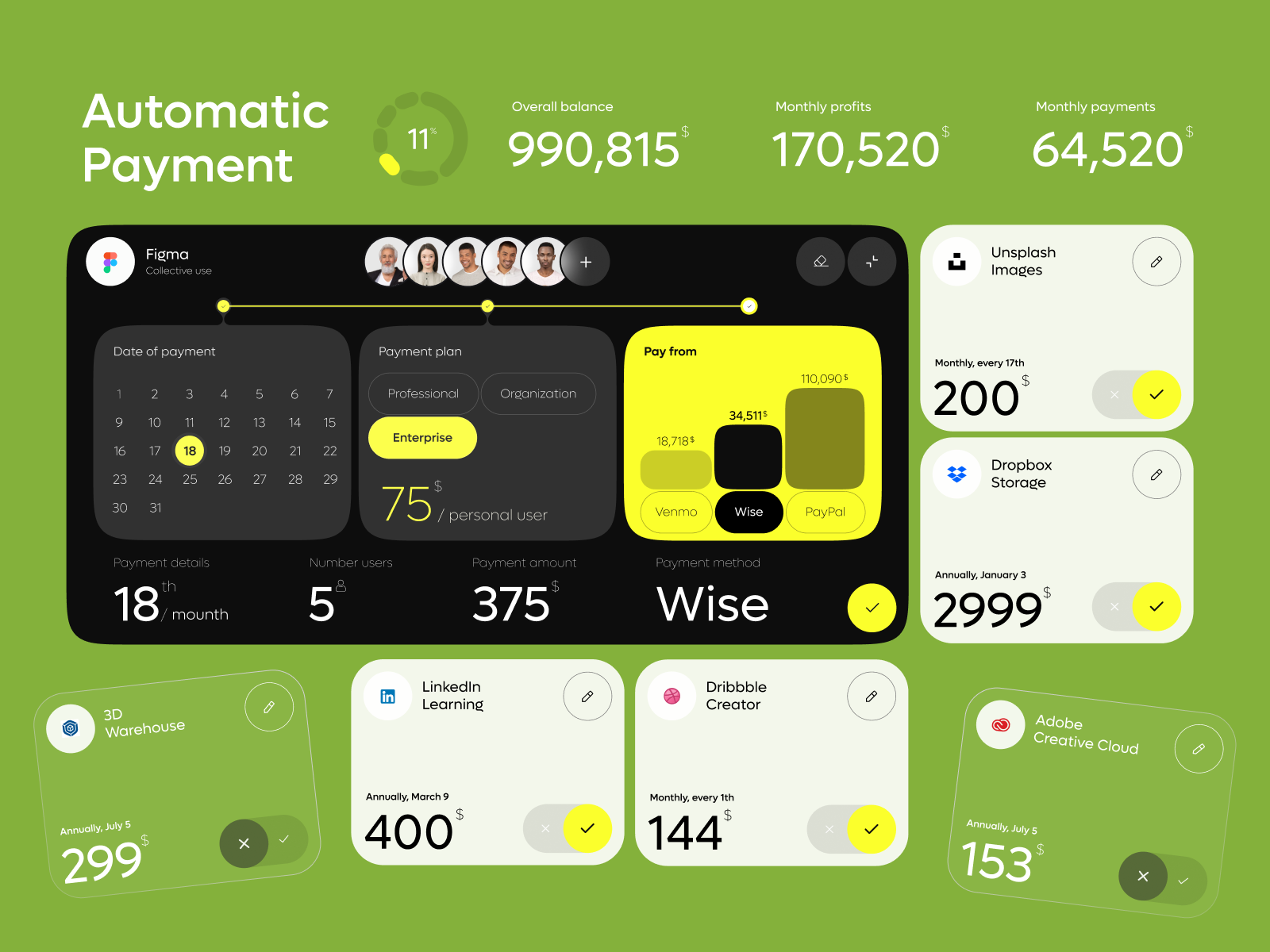 QuickBooks - Finance Service Management by RonDesignLab ⭐️ on Dribbble
