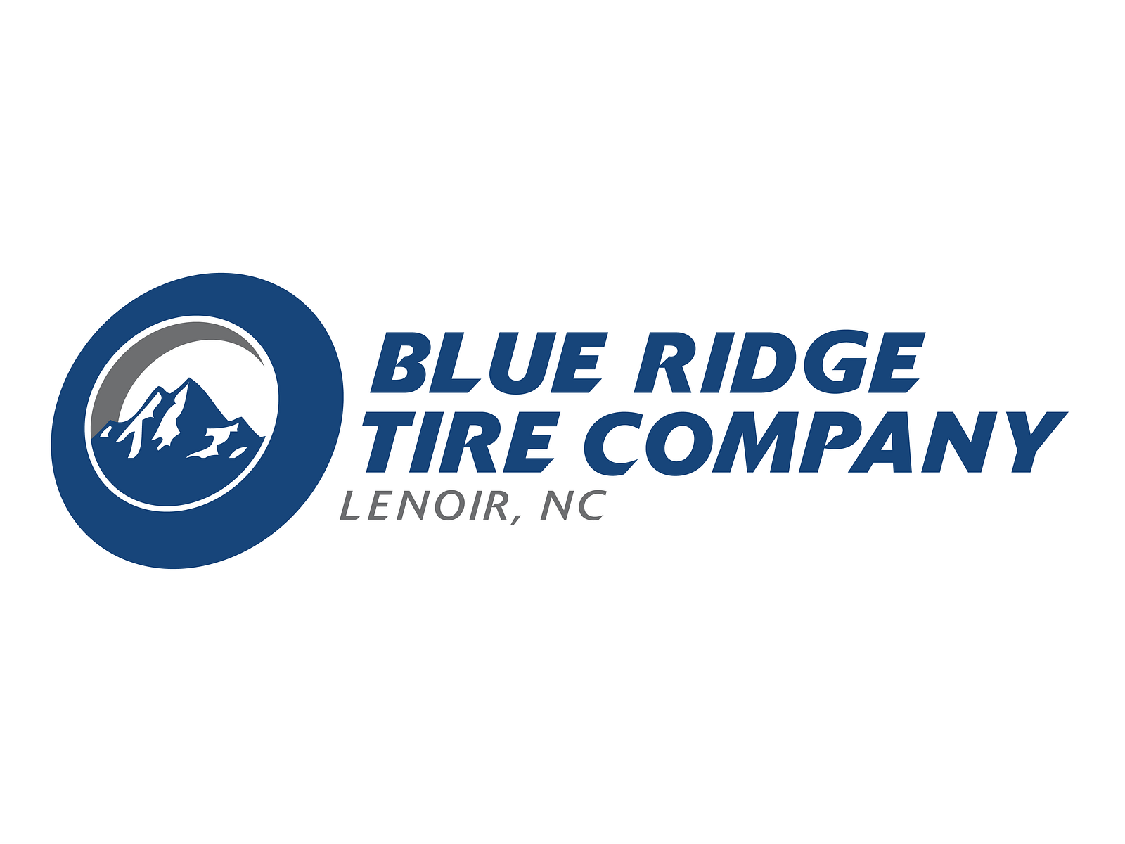 Blue Ridge Tire Company Logo by Studio Beacon Design on Dribbble