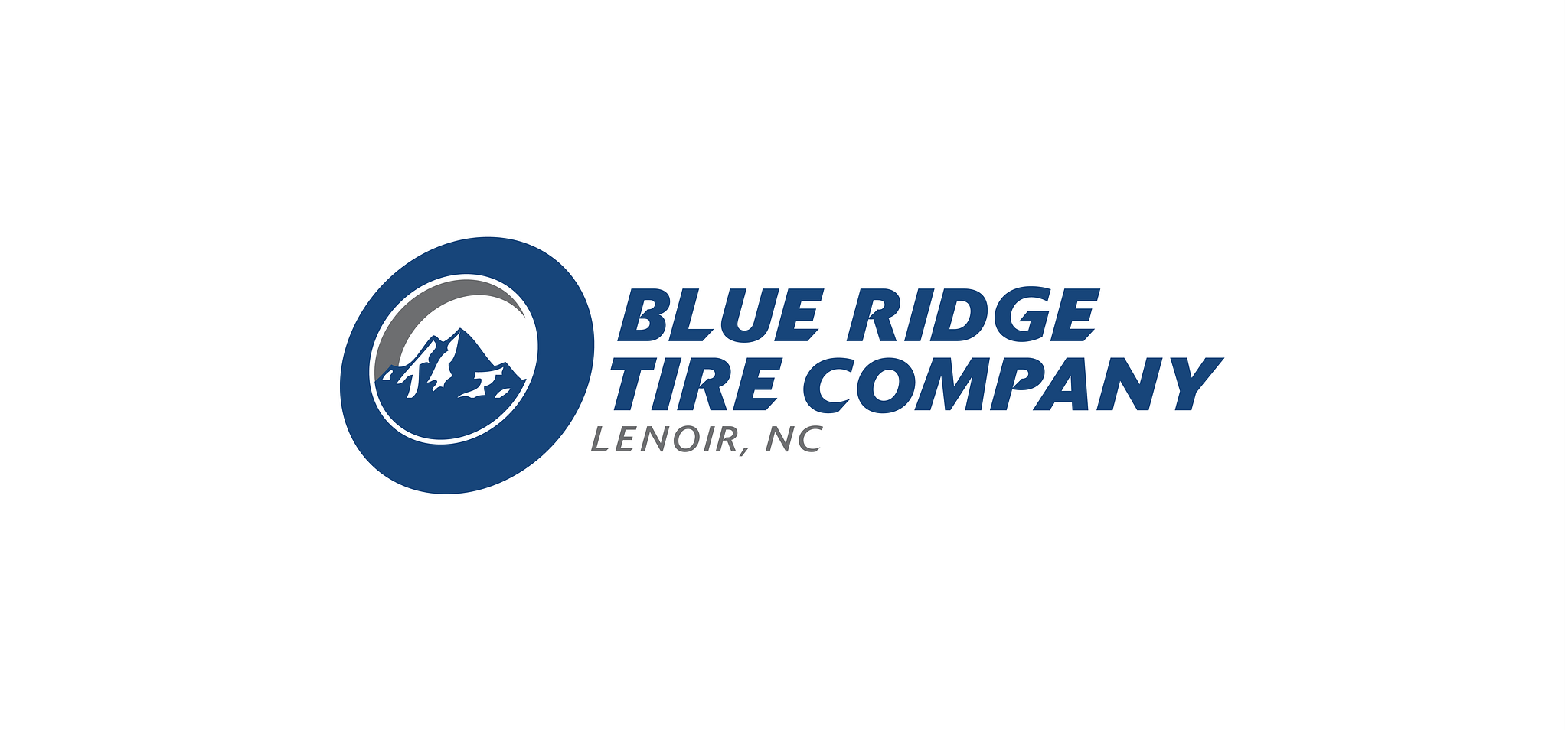 Blue Ridge Tire Company Logo by Studio Beacon Design on Dribbble