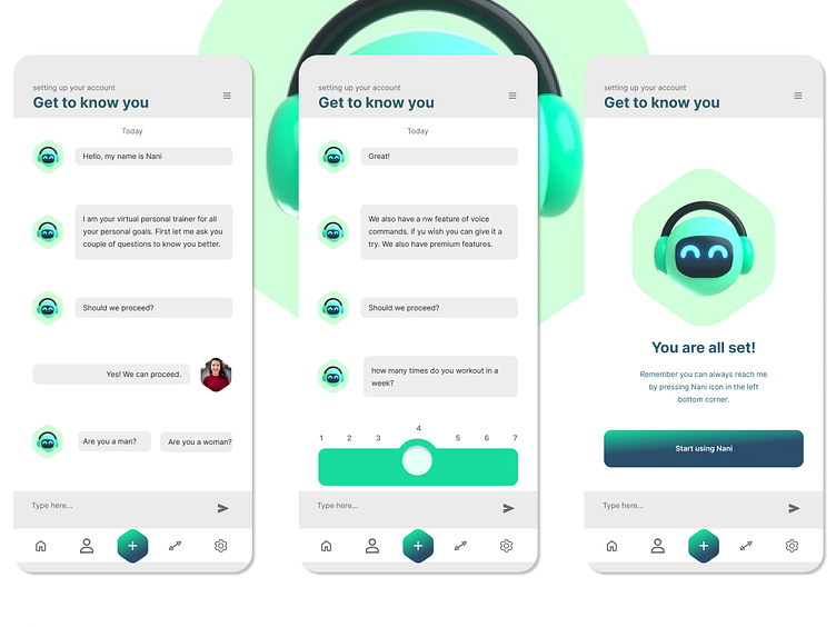 Chatbot design by Designer on Dribbble