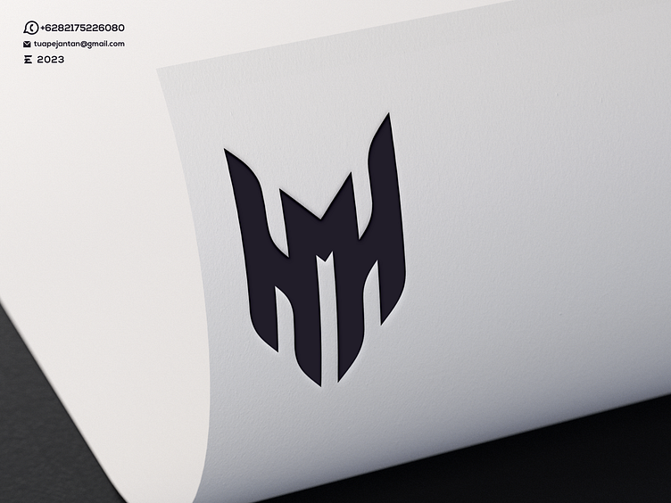 Monogram HMH Logo Design by Enwirto on Dribbble