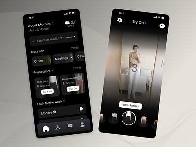 AI-Powered Fashion Stylist app by Amruthaa on Dribbble