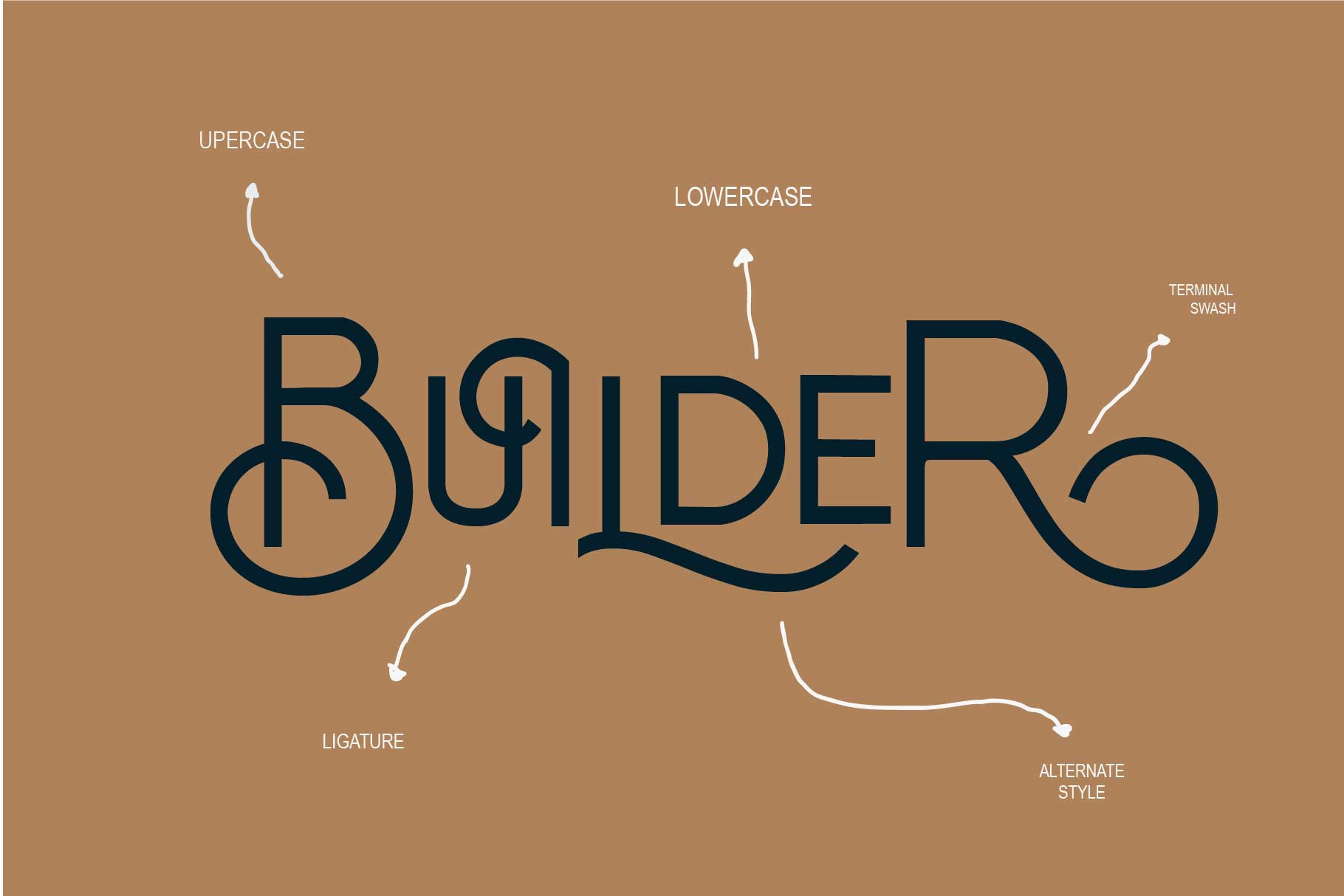 Builder Font by The1stWinner | Abishay Azarya W. S. on Dribbble