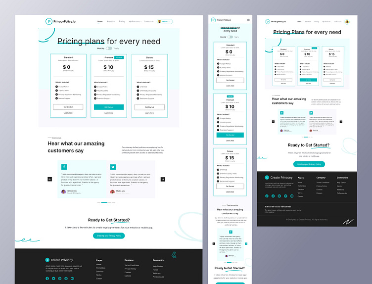 Pricing Plan UI Design by Madhu Mia on Dribbble