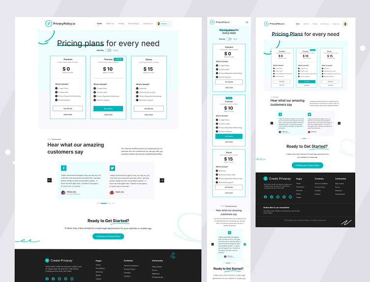 Pricing Plan UI Design by Madhu Mia on Dribbble