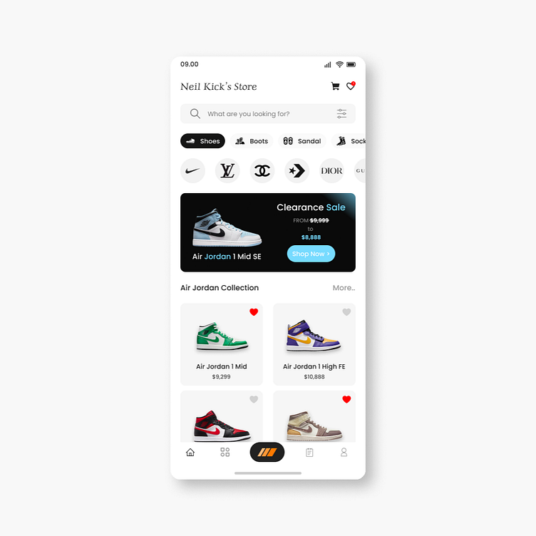 Nike Store App Design by Neil Christian on Dribbble