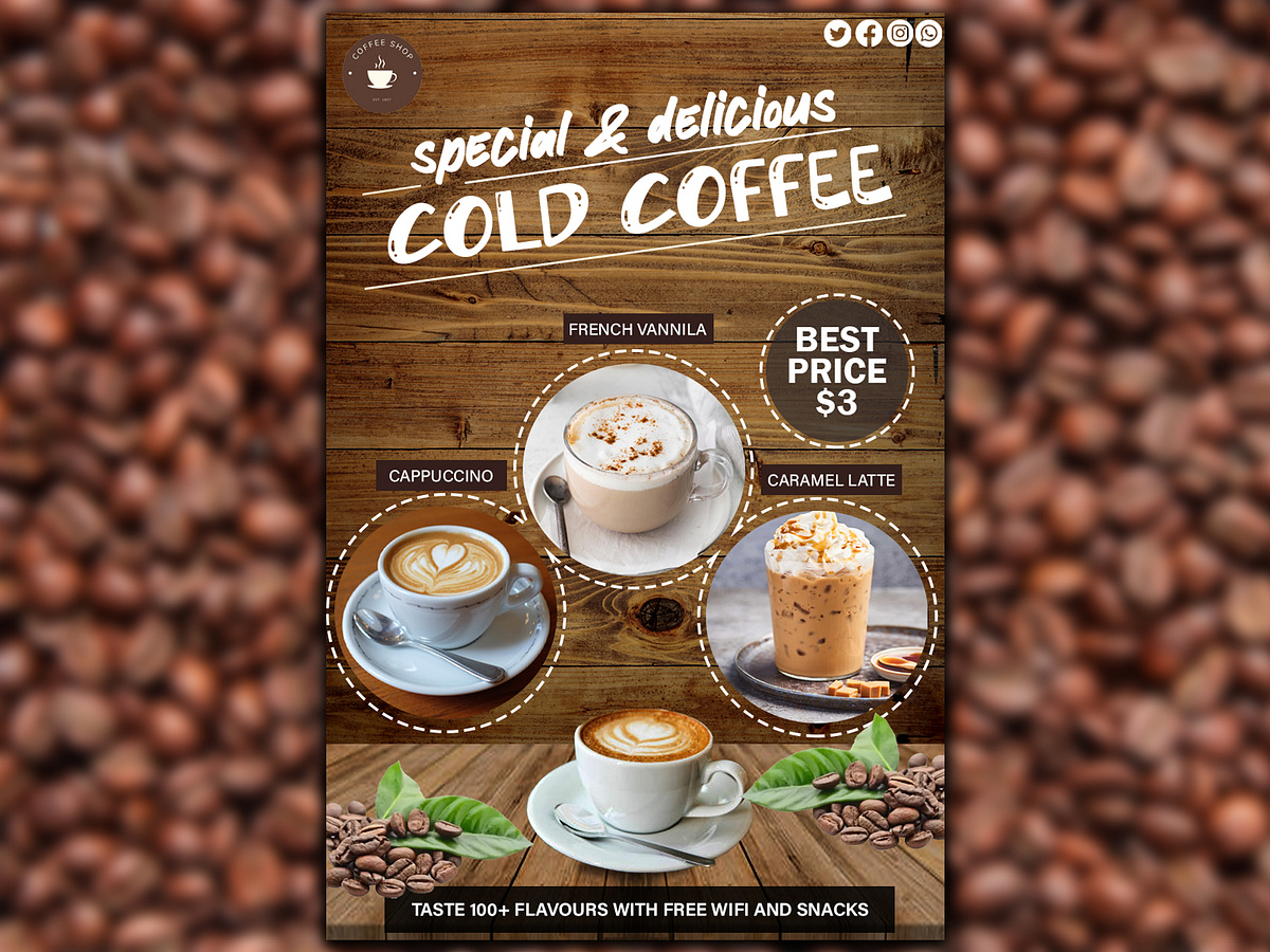 Coffee Banner Design by Madhav on Dribbble
