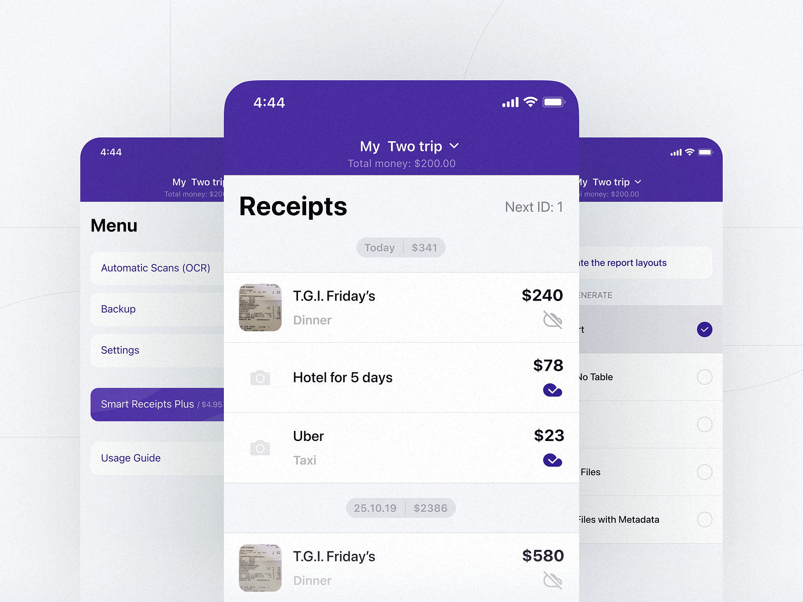 Smart Receipts – iOS/Android App by Oleg Fimushkin on Dribbble