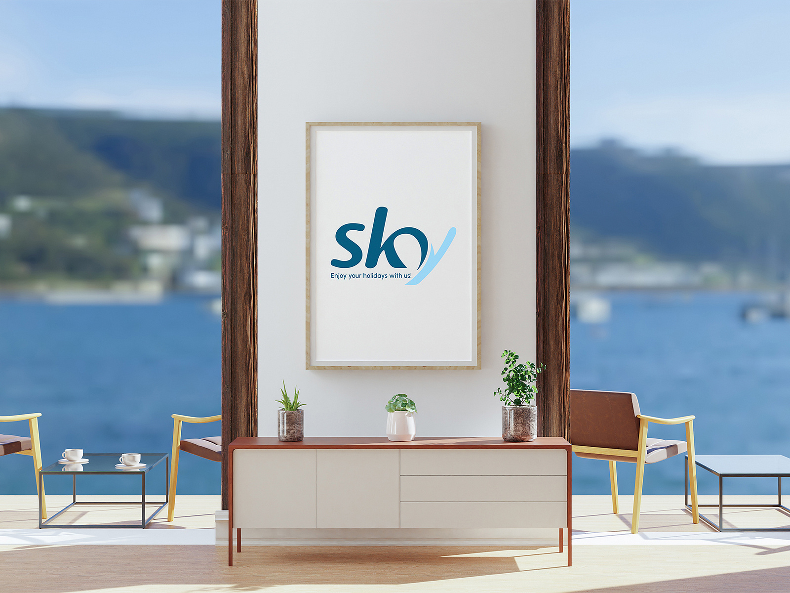 Logo Design For Sky (Hotel Booking) App by Skywave Info Solutions on ...