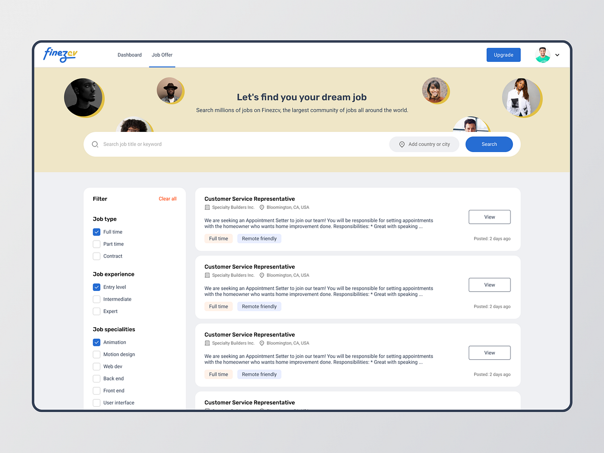 Browse thousands of Resume Builder UI images for design inspiration ...