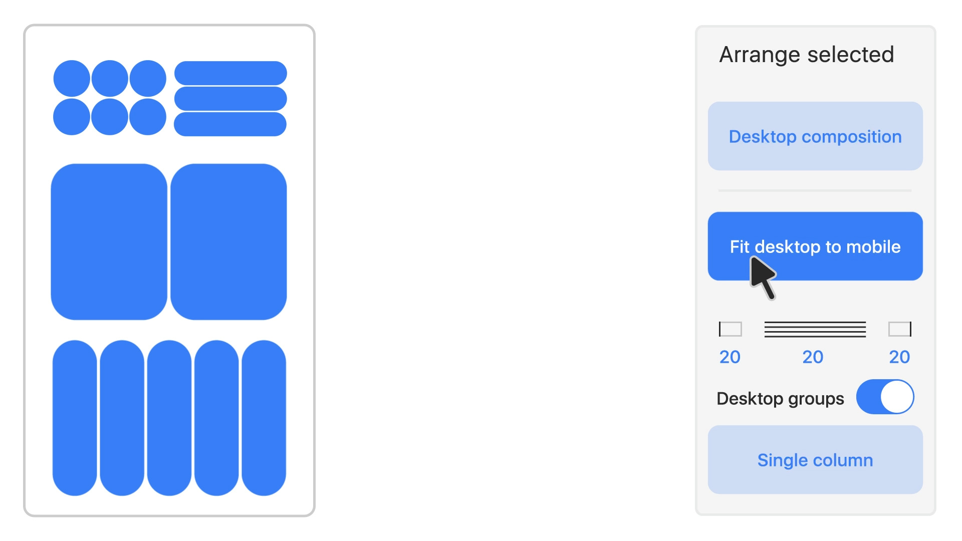 Readymag mobile layout: a video by Varya Fomicheva for Readymag on Dribbble