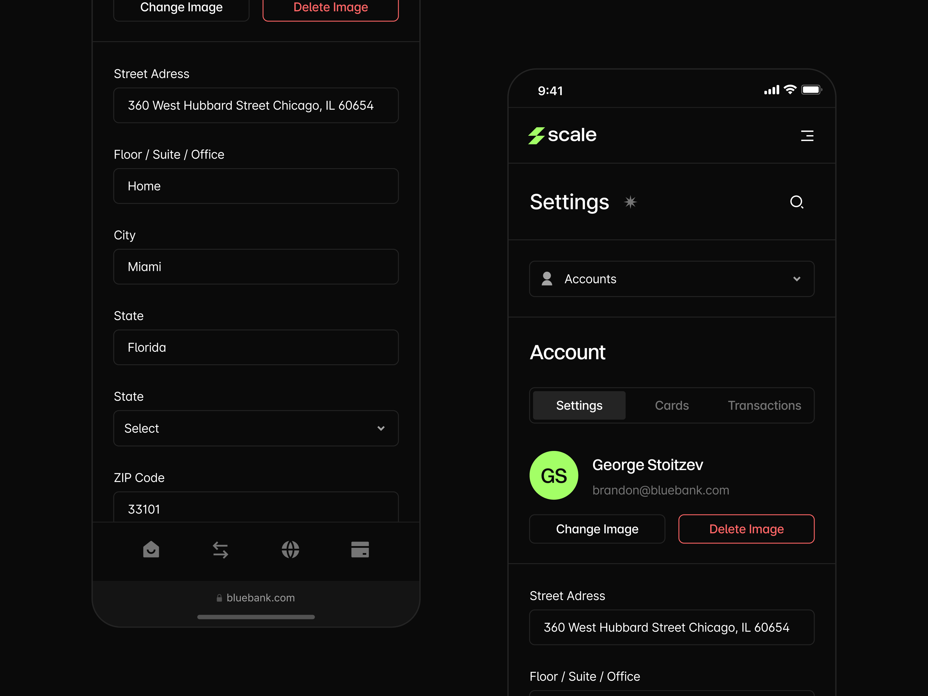 Scale Settings by Eren for Redacted on Dribbble