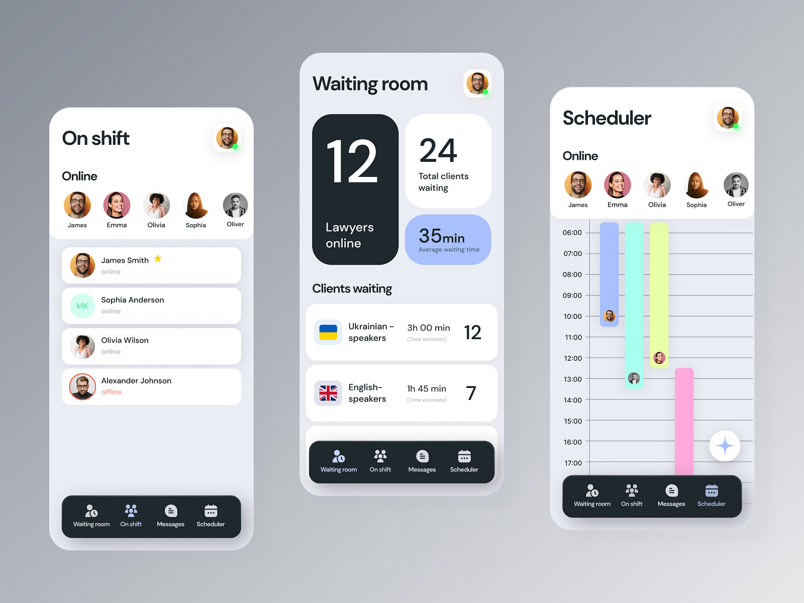 On shift - Mobile App Concept by Pavlo Bieliaiev for nextap solutions ...