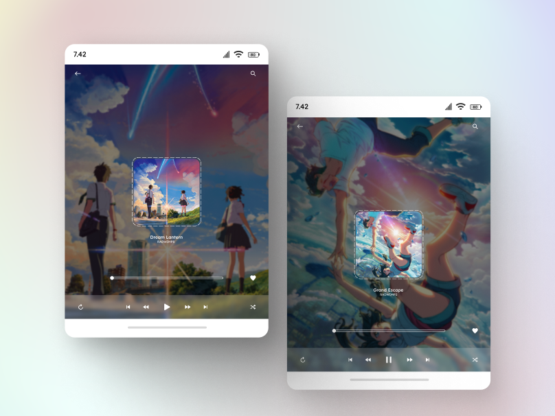 Simple Music App UI by muhamad fathir on Dribbble