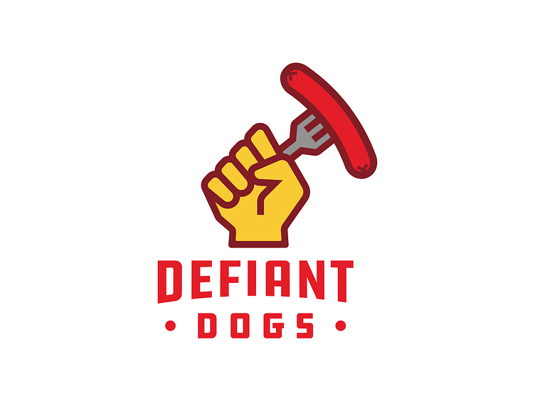 Defiant Dogs Logo by Josh Brown on Dribbble