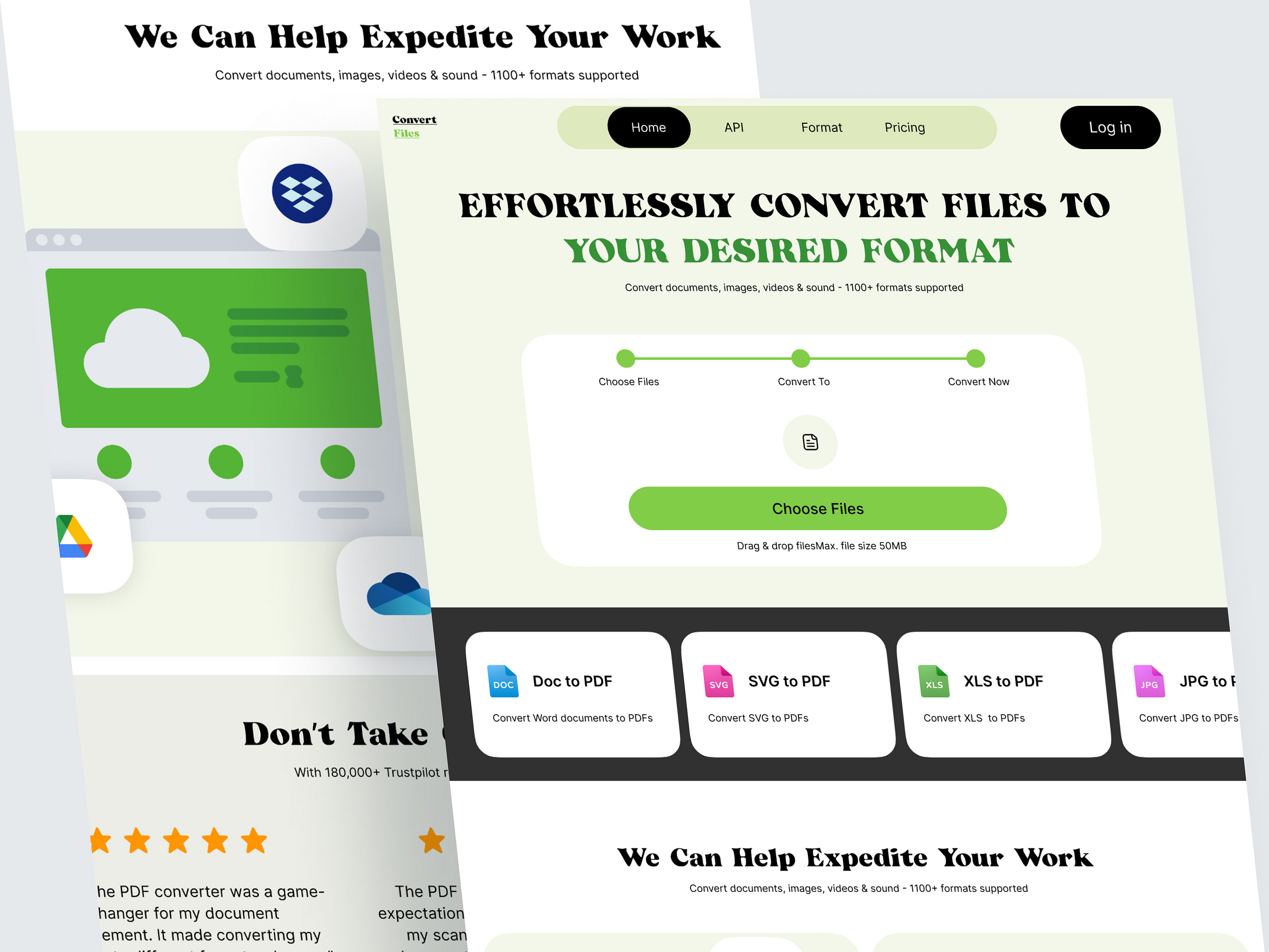 Convert Files - Landing Page by Deni Ardiansyah for Caraka on Dribbble