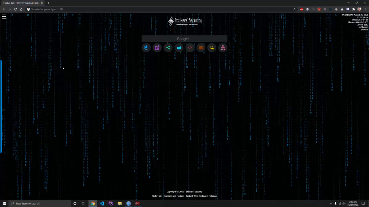 HackerTab (Google Chrome Extension) by Fahad Yousaf Mahar on Dribbble