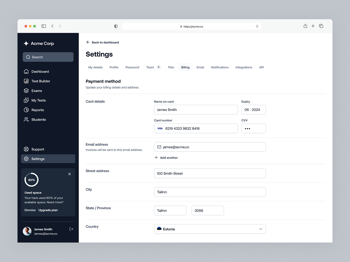 Browse thousands of Settings Page UI Design images for design ...