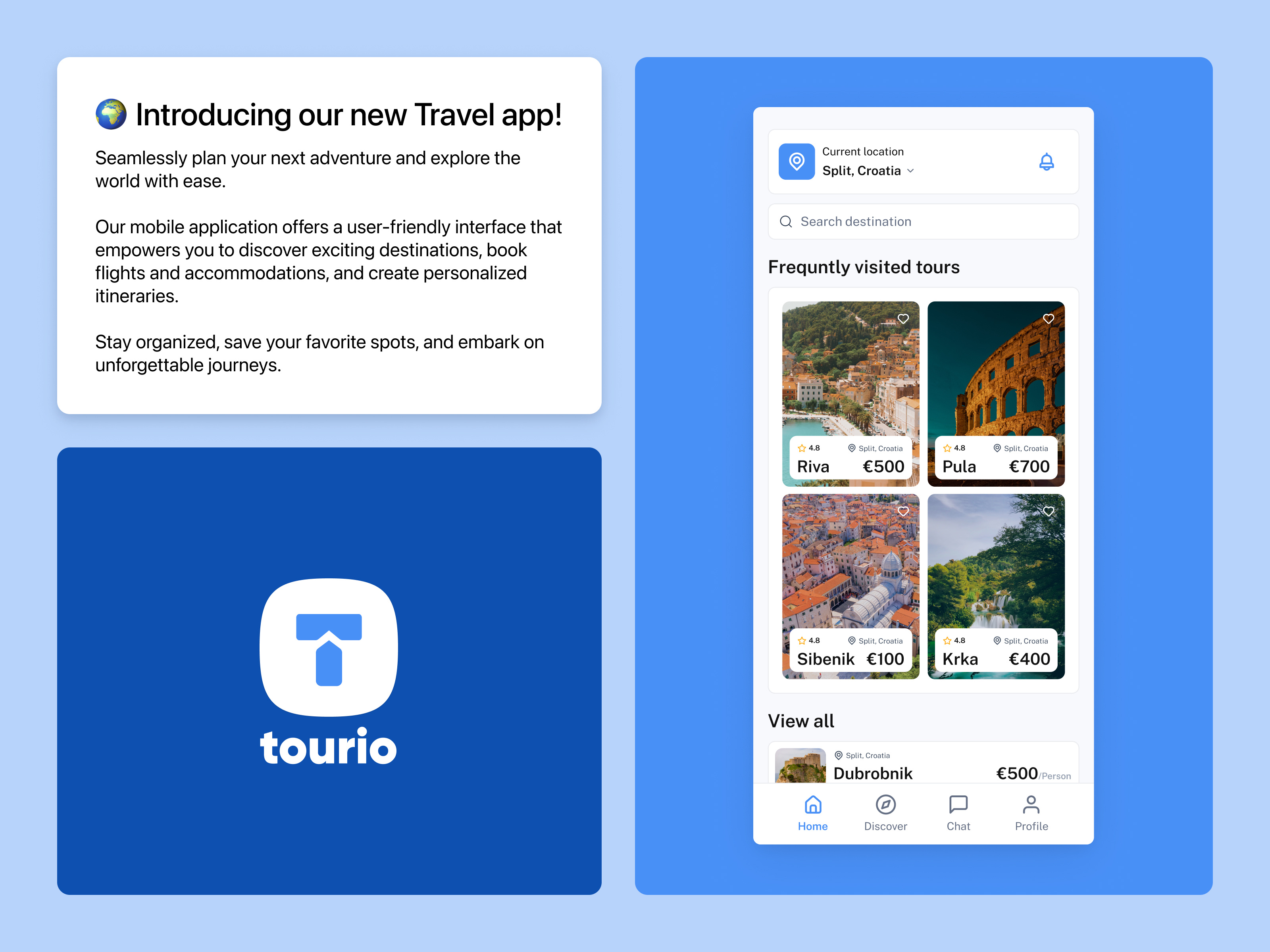 tourio • Mobile application by Vazgen for koryun 🇦🇲 on Dribbble