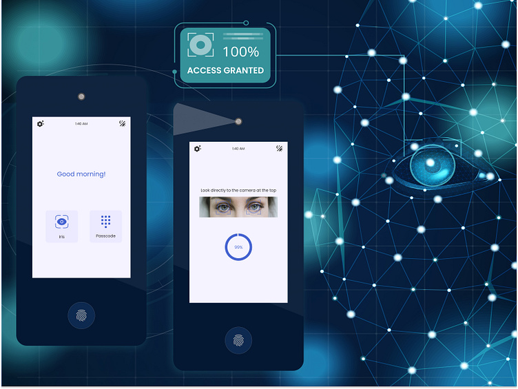 Iris biometric authentication system by mennatullah Salah on Dribbble