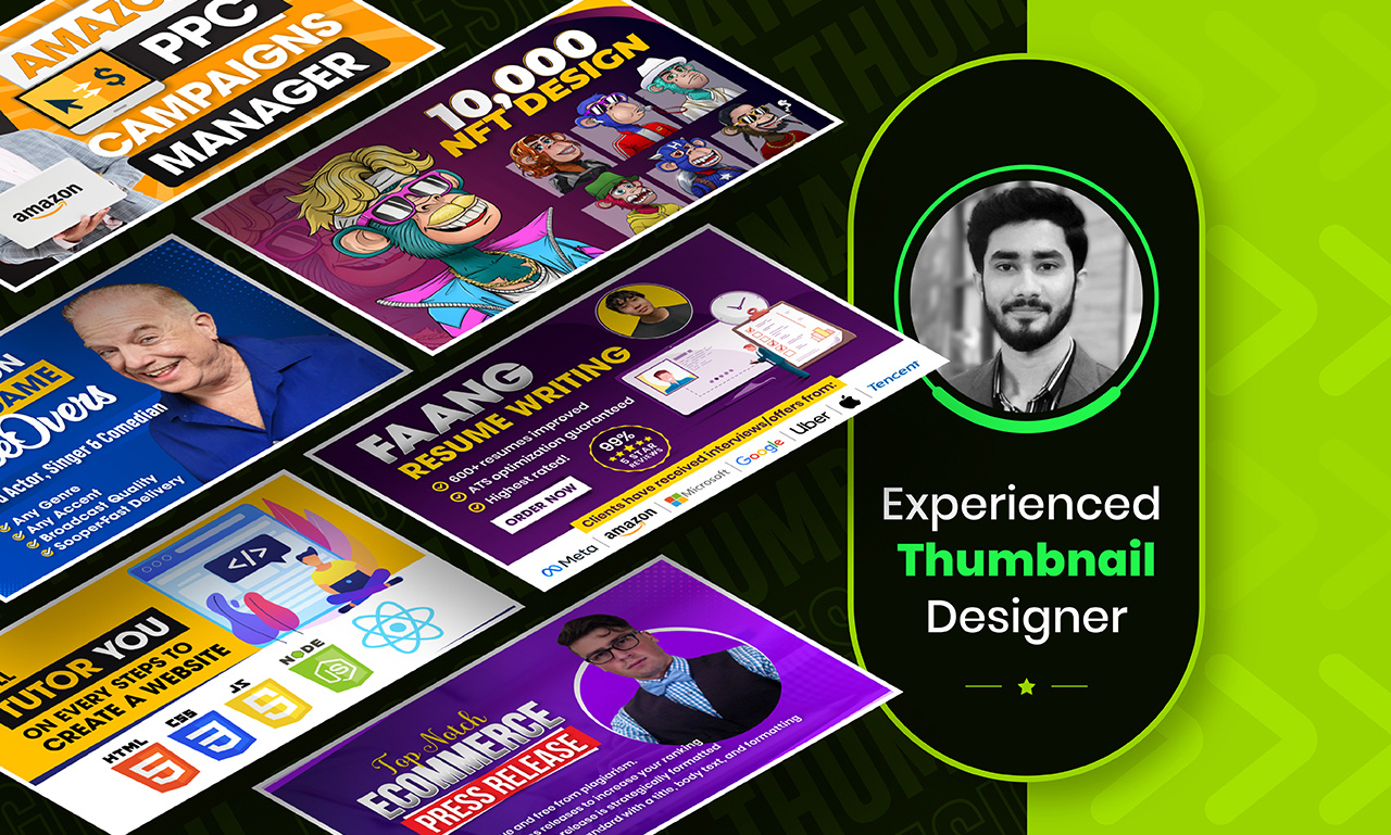 Fiverr Thumbnail designs, themes, templates and downloadable graphic ...
