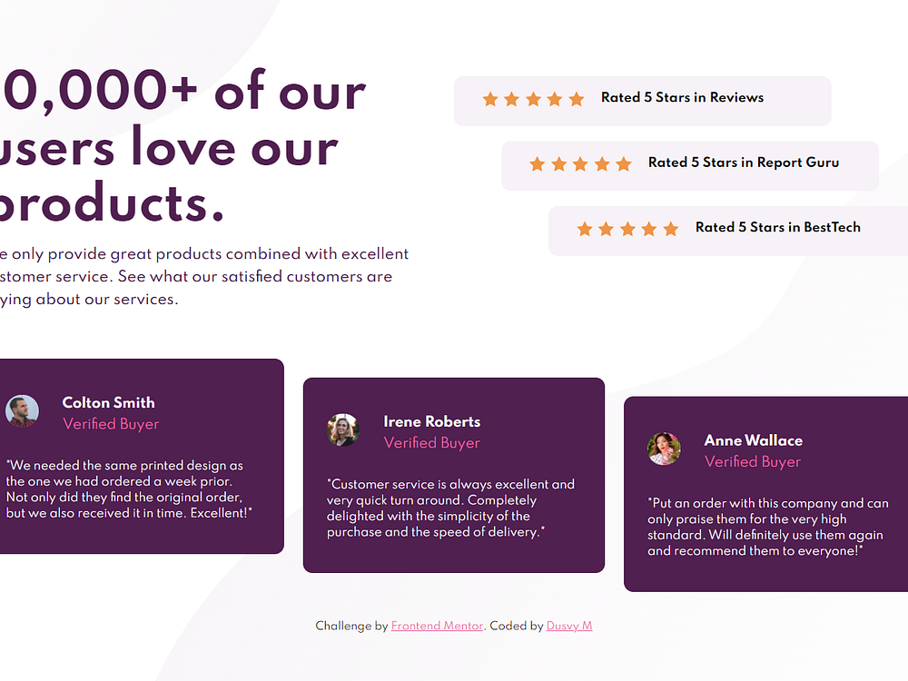 Browse thousands of Social Proof images for design inspiration | Dribbble