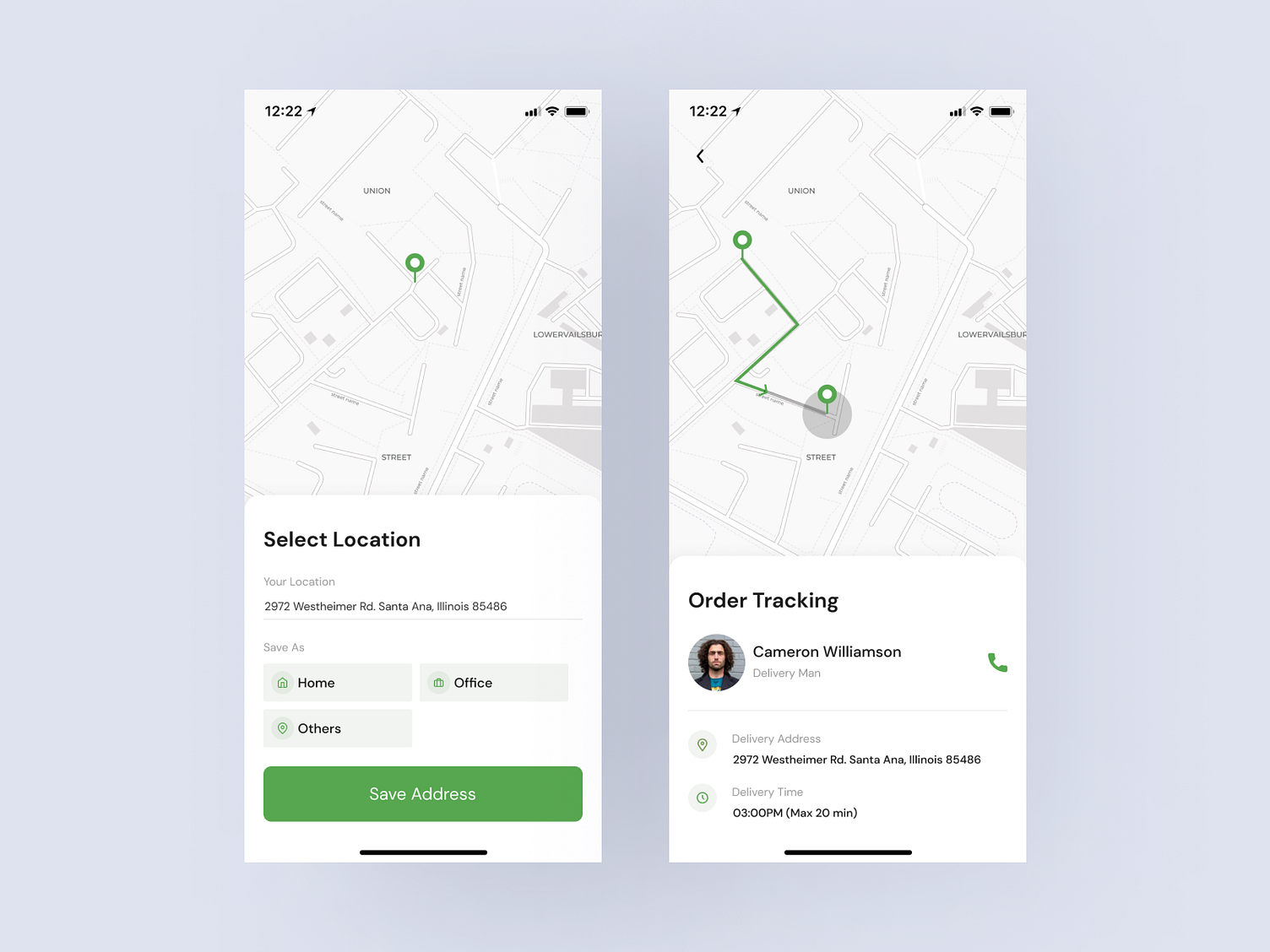 Order Tracking UI Exploration by Riaz Ahmed on Dribbble