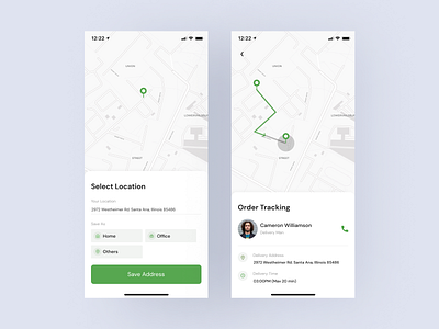 Order Tracking UI Exploration by Riaz Ahmed on Dribbble