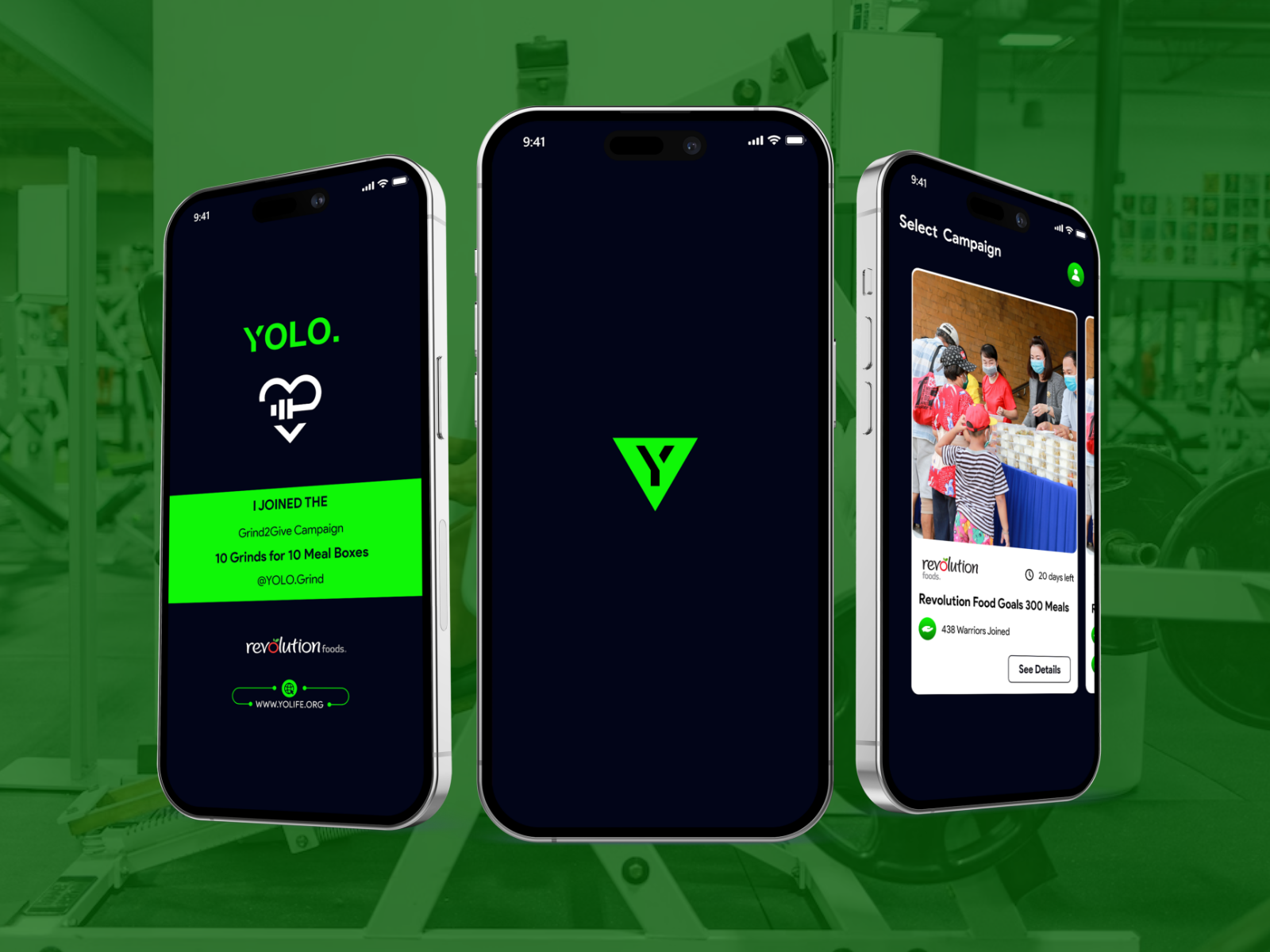 YOLO App Fitness & Donation App by Indra Kumar on Dribbble