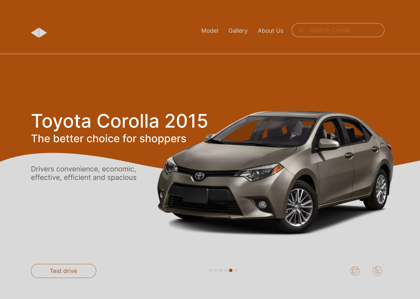 Car Landing Page by Teresa Briseimo on Dribbble