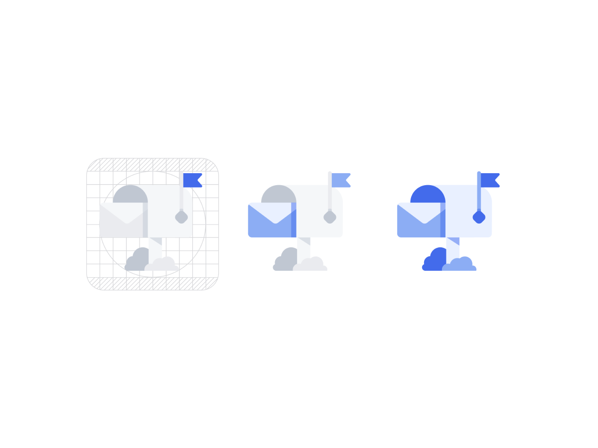 Re:Work empty state icon sets by Alex JY Shin on Dribbble