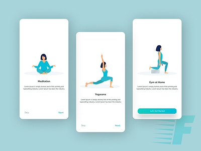 Splash Screen - Fitness App by Rasika Padave on Dribbble