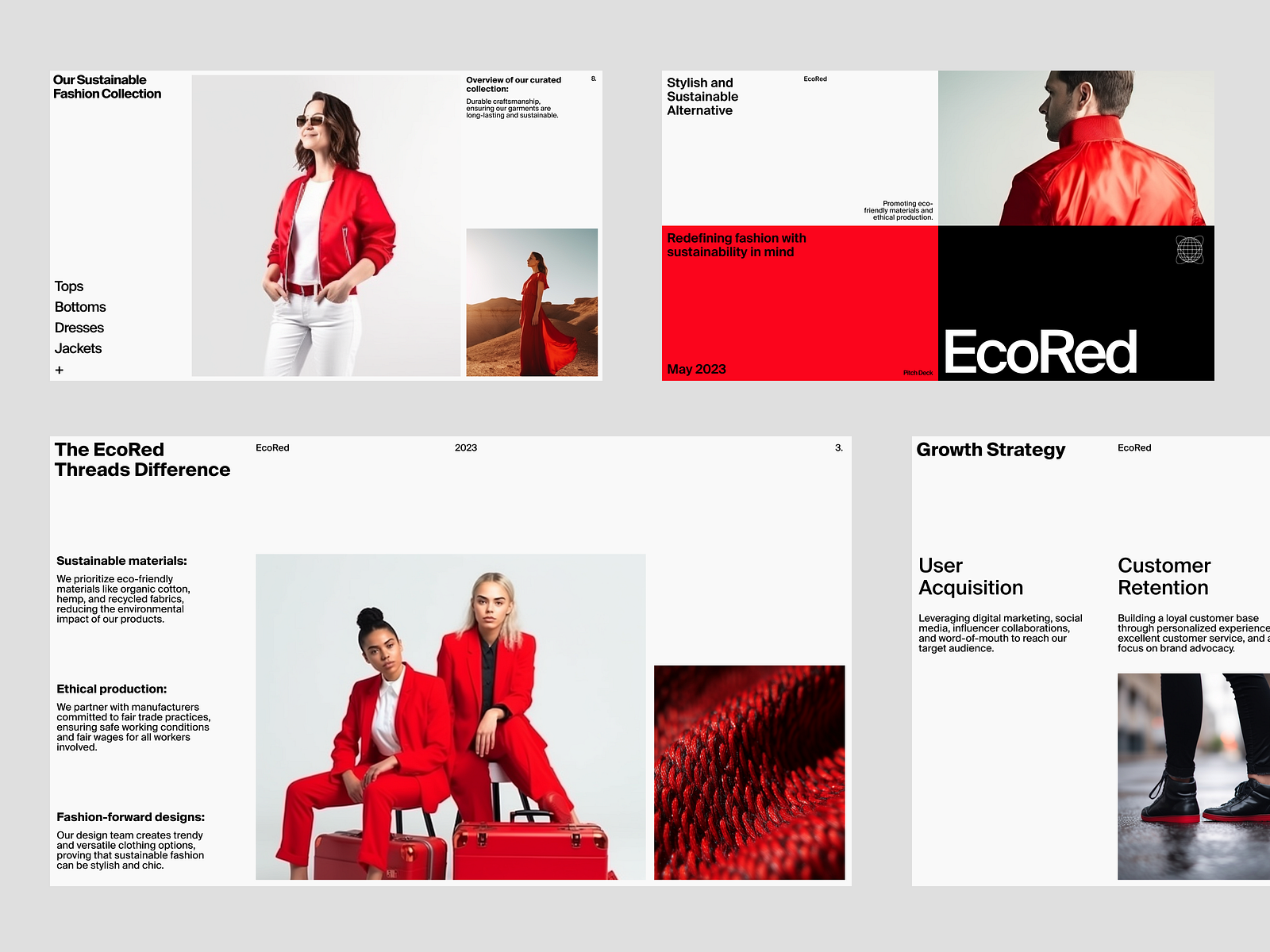 Fashion Startup | Pitch Deck Design by Alex on Dribbble