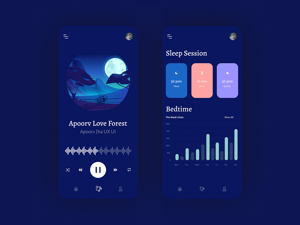 Meditation App Ui By Apoorv Jha On Dribbble