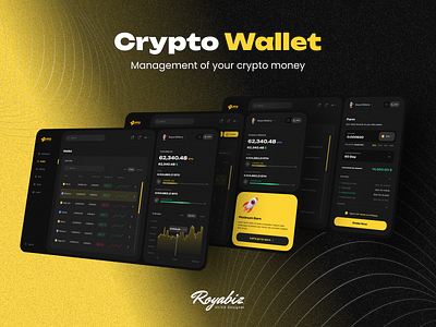 PYD - Crypto Wallet Web App by RoyaBiz on Dribbble