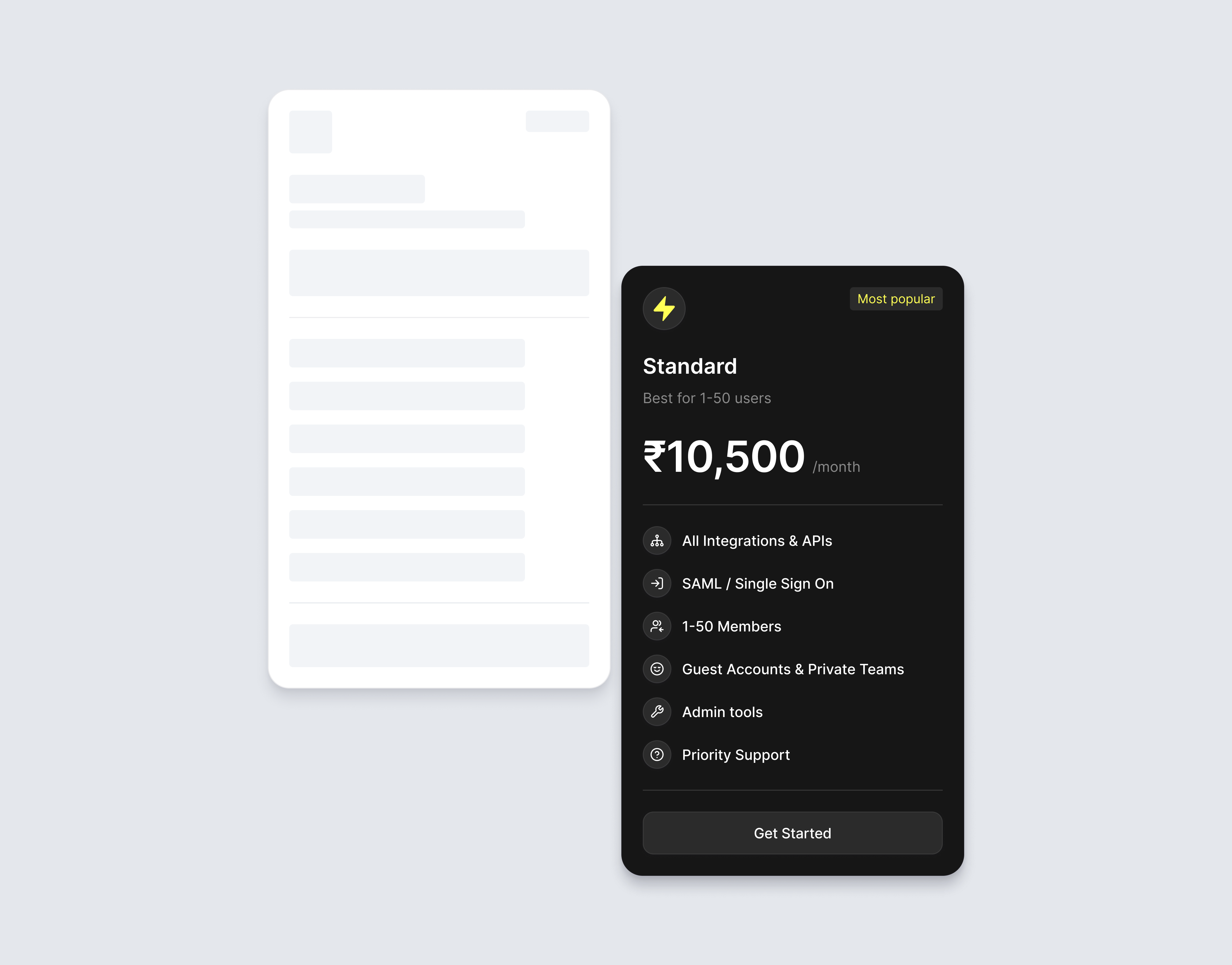 Meticulously 👁️ Crafted Minimal Pricing Card Design. by Punit Dwivedi ...