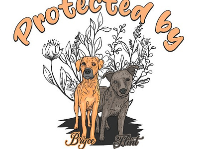 2 Dogs vector art by rumon roni on Dribbble