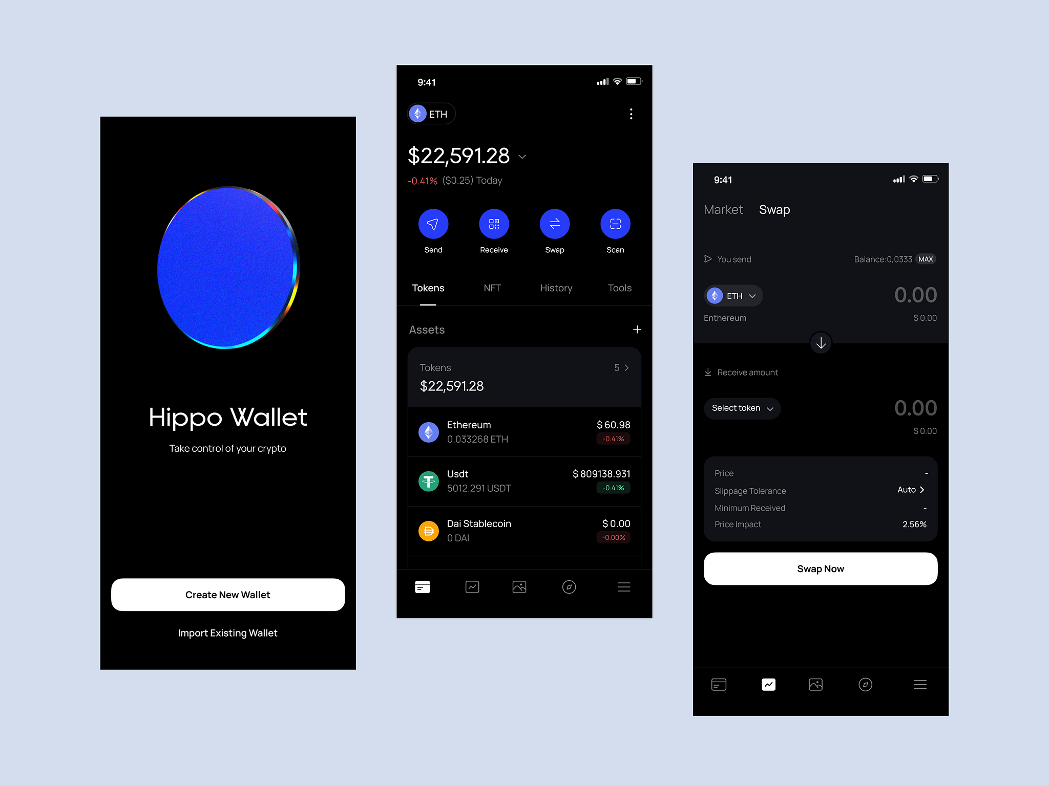 Web3 Wallet APP Design by Aria on Dribbble