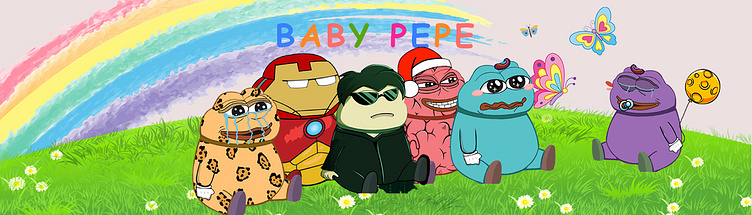 Baby Pepe Logo and banners by Muhammad Yousaf on Dribbble