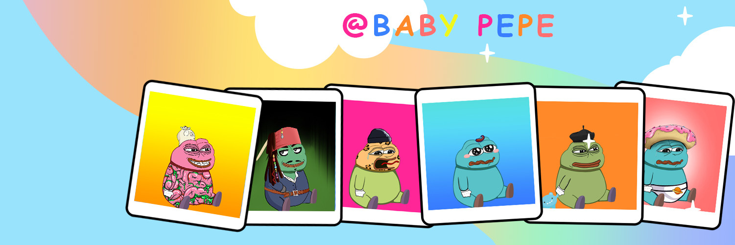 Baby Pepe Logo and banners by Muhammad Yousaf on Dribbble