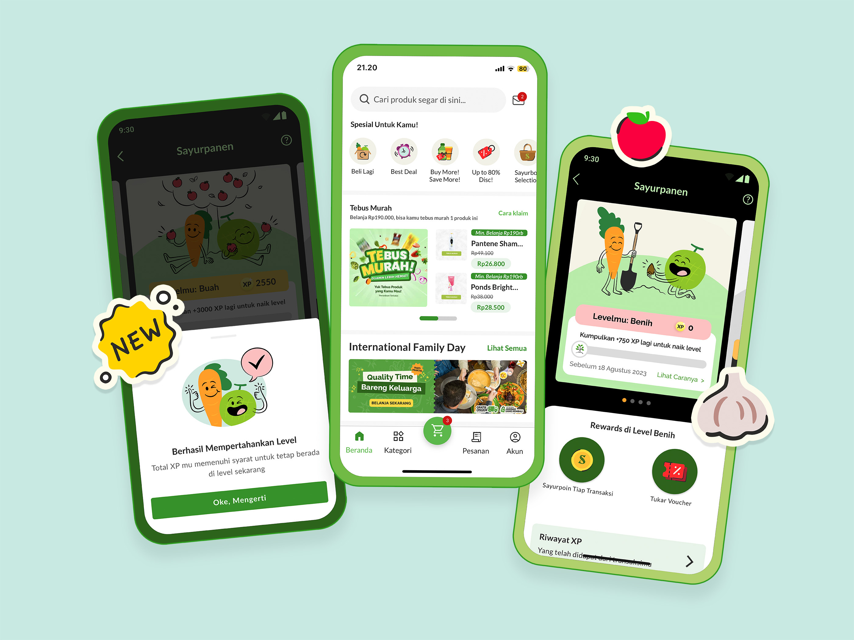 🥕🍈 Sayurbox Illustration by Gloria Abigail on Dribbble