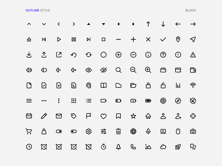 Uxcel icon set by Katerina Tereshko for Uxcel on Dribbble