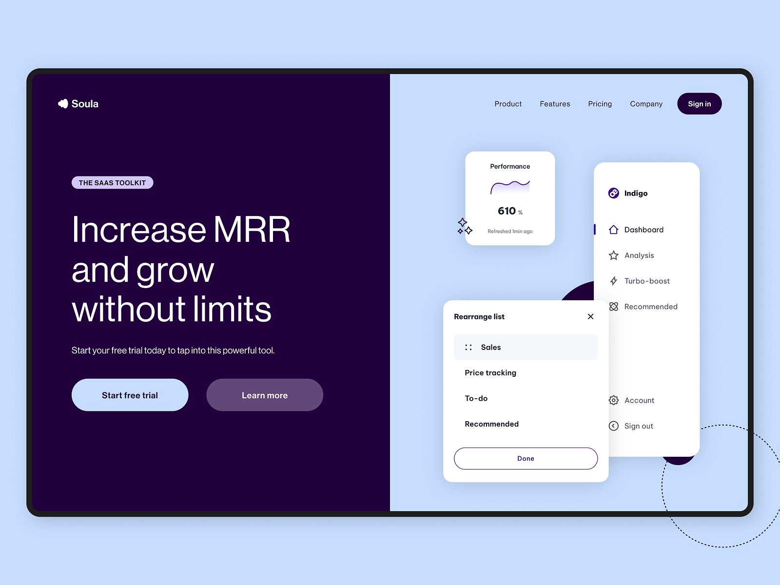 SaaS Landing Page by OpraDigital® on Dribbble