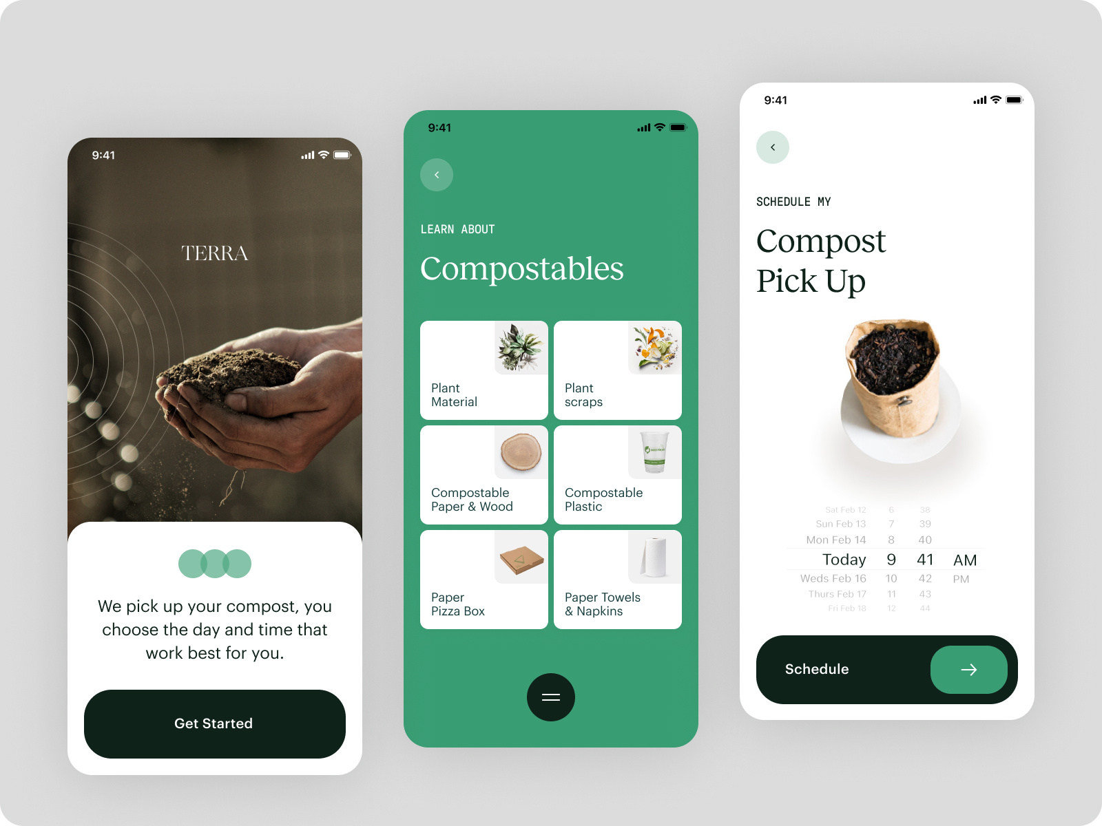 Compost App by Marjory Mejia on Dribbble