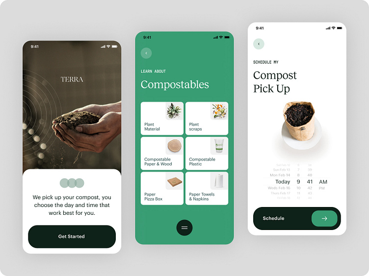 Compost App by Marjory Mejia on Dribbble