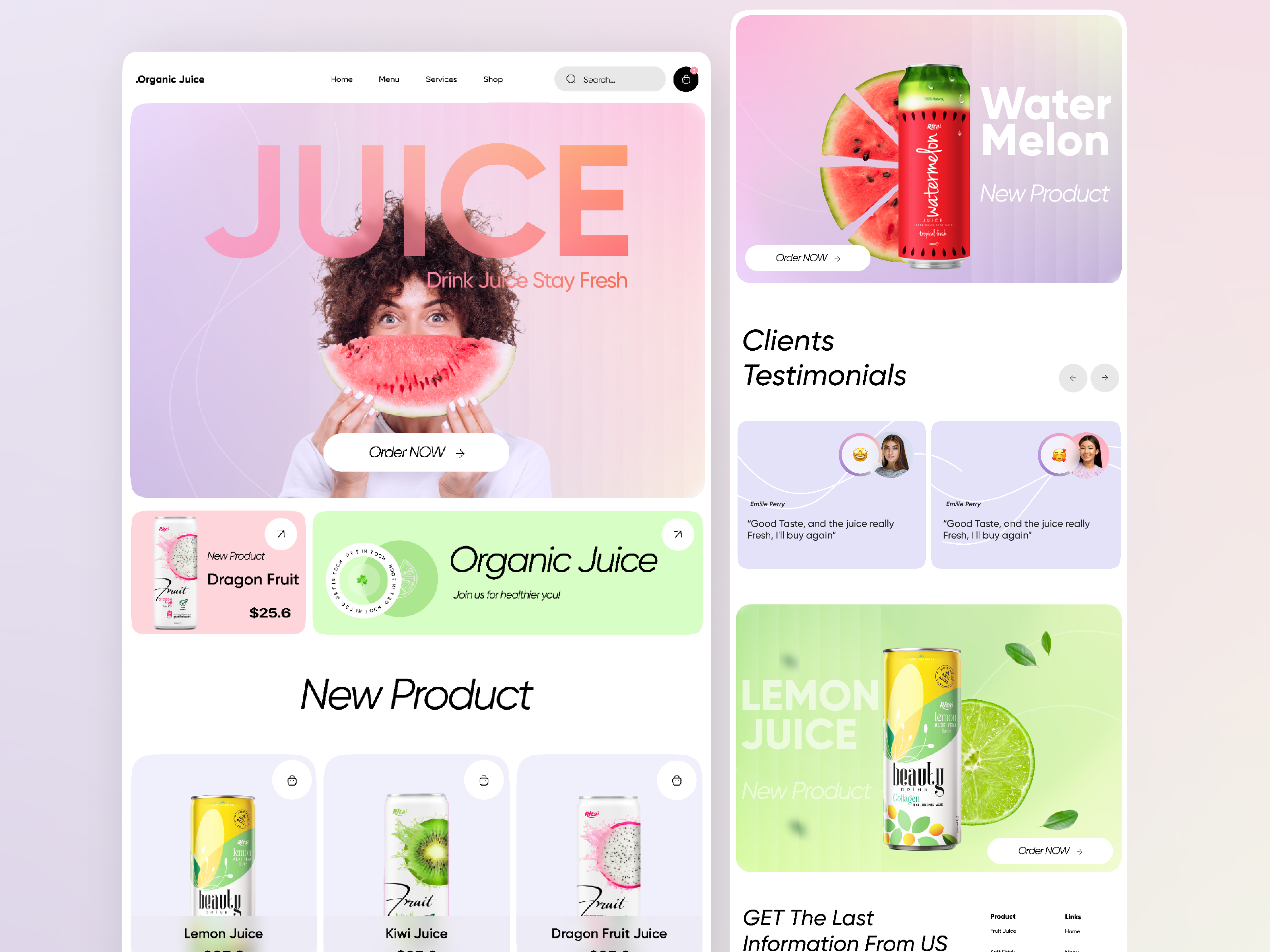 Browse thousands of Fruit Landing Page images for design inspiration ...